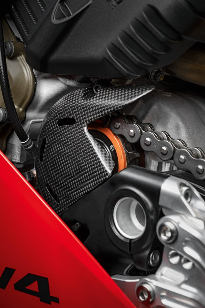 SCRAMBLER DUCATI PANIGALE V4 Carbon front sprocket cover – DennisPowerSport
